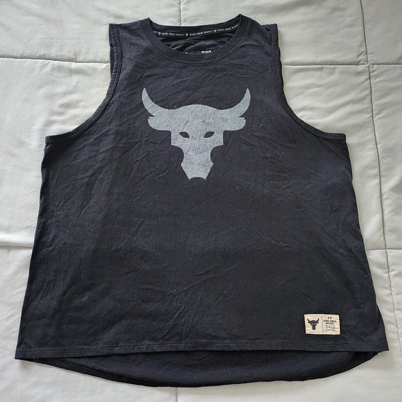 Under Armour | Tops | Project Rock Under Armour Ua Muscle Shirt Tank ...